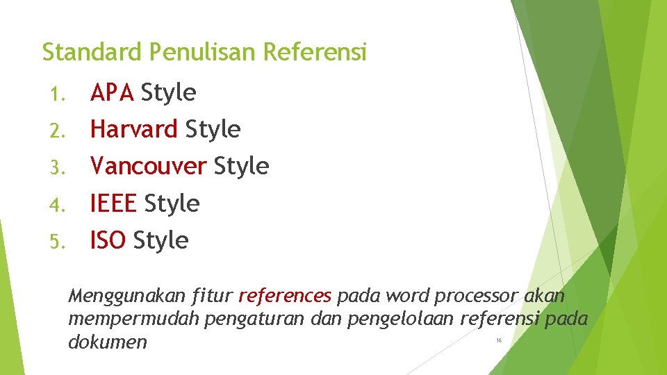 PERTEMUAN 6 SITASI ATAU PENYITIRAN SITASI ATAU PENYITIRAN