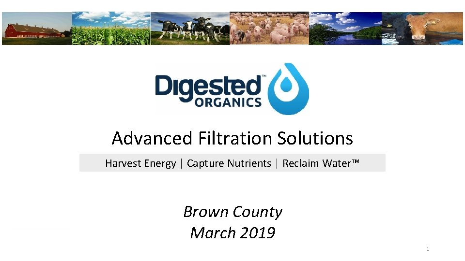 Advanced Filtration Solutions Harvest Energy Capture Nutrients Reclaim