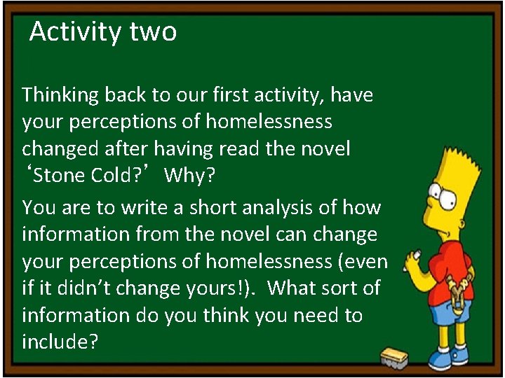 Stone Cold Homelessness our thoughts then and now