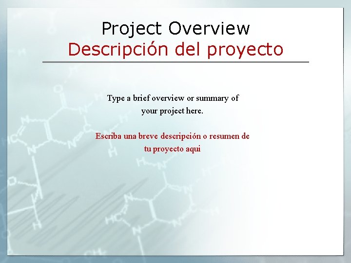 Science Fair Project Proyecto de la Feria de