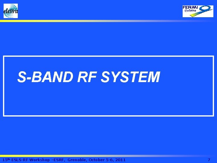 The Sband RF System for the FERMIElettra linac