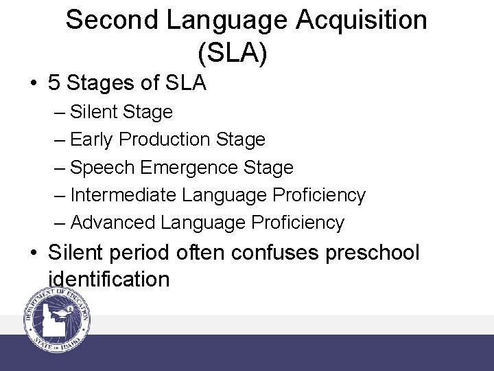 Guidance for CLD Preschoolers with a Potential Language