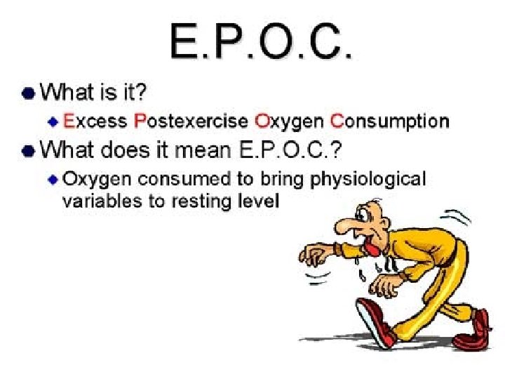 Exercise Metabolism The use of oxygen by cells