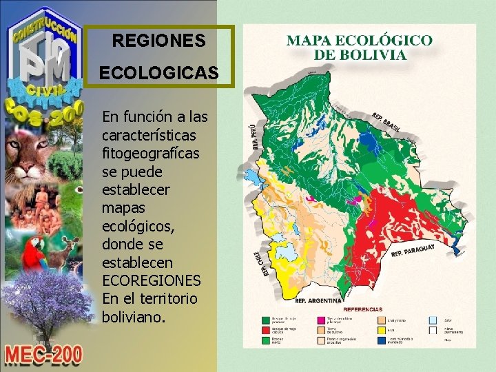 UNIDAD 3 ECOSISTEMAS EN BOLIVIA UNIDAD 3 Contenido