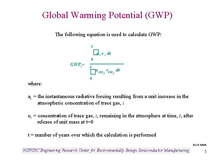 Global Warming Science Status and Statistics Phyllis Pei