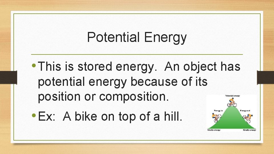 Energy Vocabulary Unit 2 1 OnLevel Version Energy