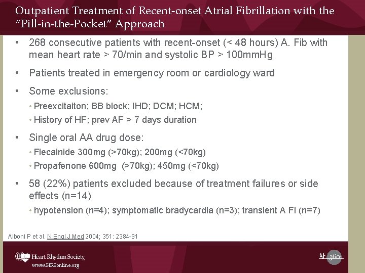 Pharmacological Cardioversion Candidates for Elective Cardioversion ...