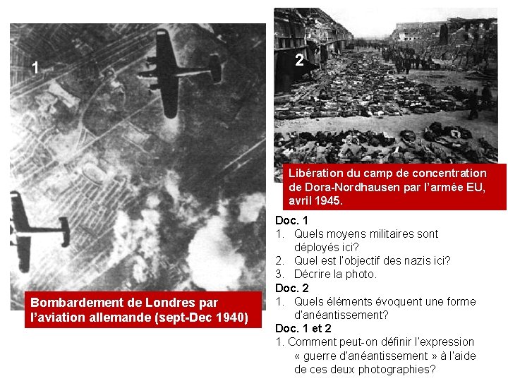 Chapitre 3 LA SECONDE GUERRE MONDIALE 1939 1945