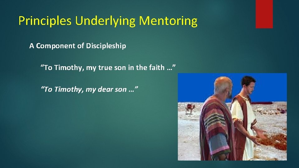 Developing Mentoring Programmes for Pastors and Denominational Leaders