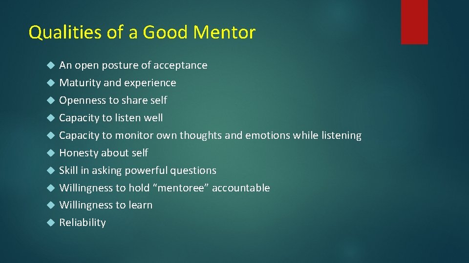 Developing Mentoring Programmes for Pastors and Denominational Leaders