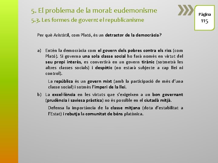 5 El problema de la moral eudemonisme Pgina