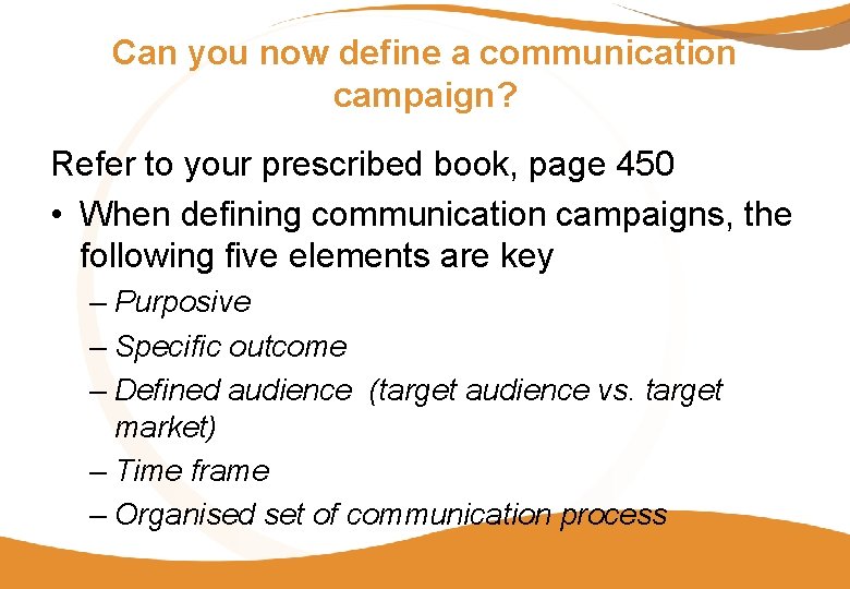 COM 3701 Study Unit 4 Integrated Communication Campaings