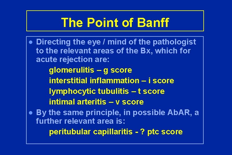 Summaries by Session Chairs of Banff 2003 C