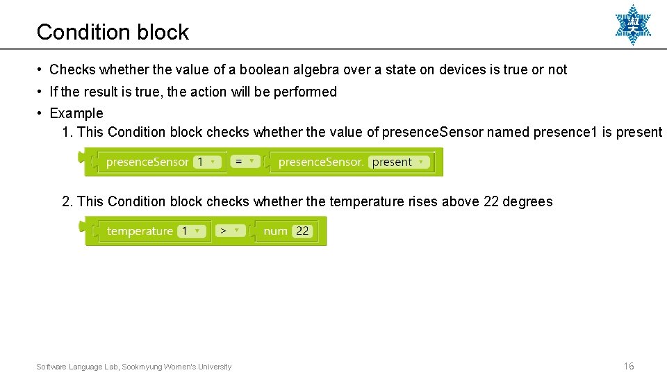 Smart Block A Visual Programming Environment for Smart