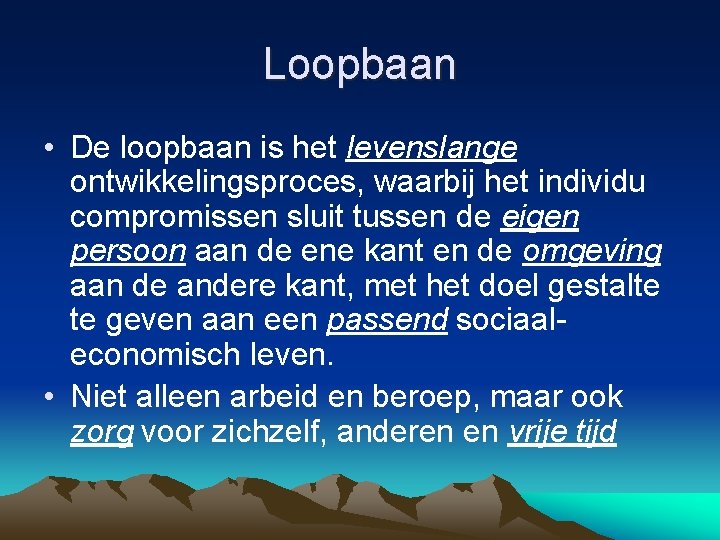 Voorlichting klas 3 H Profielkeuze Tweede Fase Voorlichting