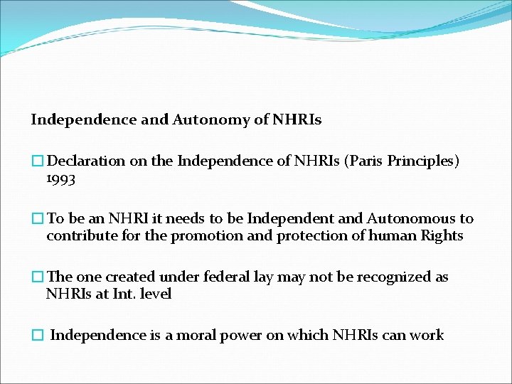 National Human Rights Mechanism Bishal Khanal Introduction to