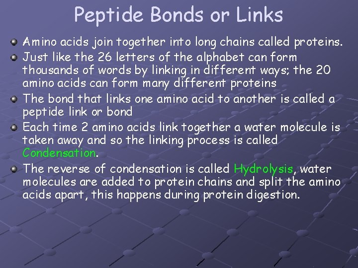 Proteins The Building Blocks of our Body PDST