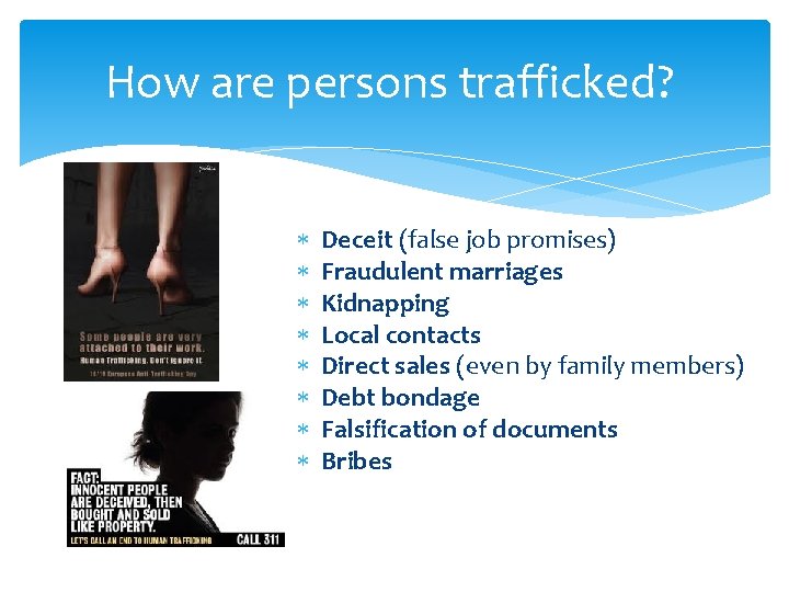 Identification and Management of Victims of Human Trafficking