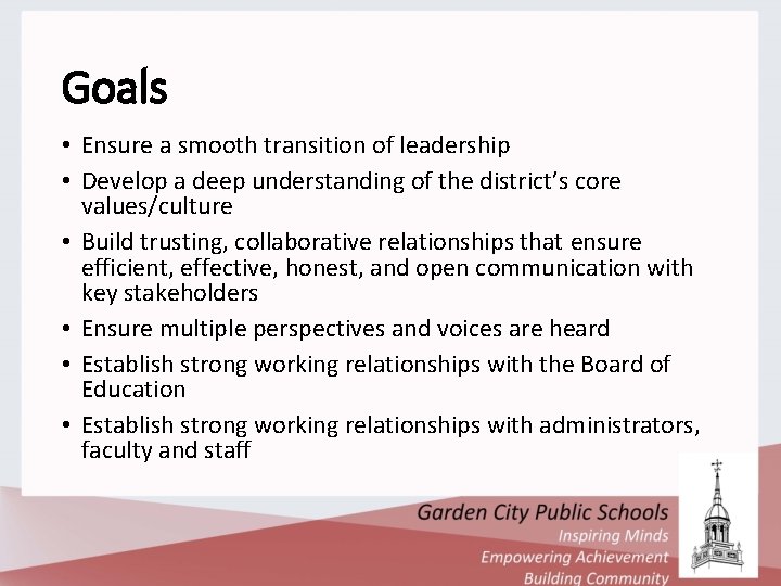 Superintendents Entry Plan September 5 2018 What is