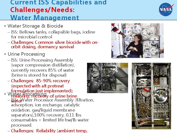 National Aeronautics and Space Administration Habitation Systems An