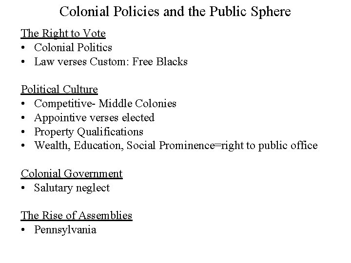 Slavery Freedom and British Empire in the Colonial