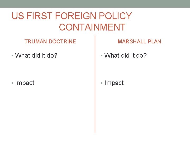 THE COLD WAR USA GOVERNMENT ECONOMY CHARACTERISTICS OF