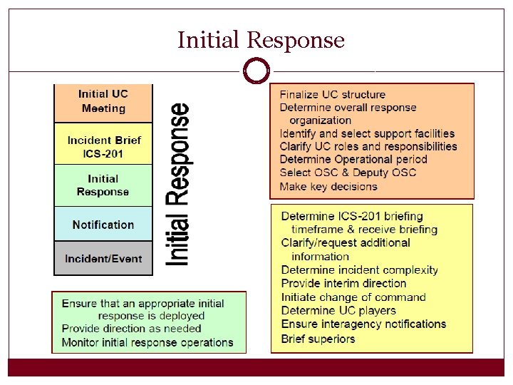 Public Health Incident Leadership MODULE 5 MANAGING THE