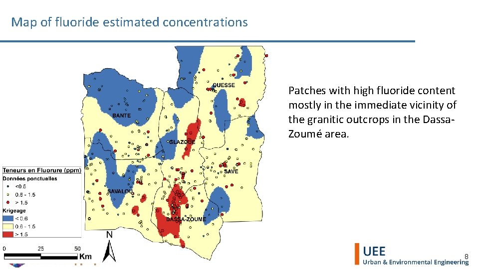 Predictive mapping of fluoride levels in groundwater in