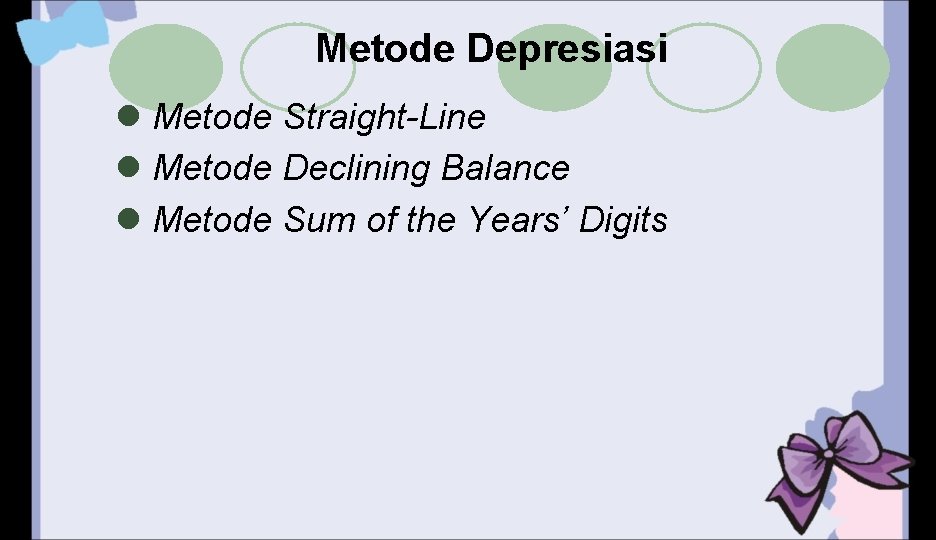 EKONOMI TEKNIK Pertemuan10 Depresiasi Depreciation Oleh Sirmas Munte