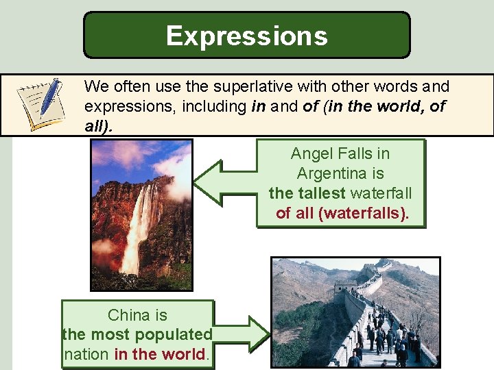 U 5 Adjectives Superlatives Around the World in