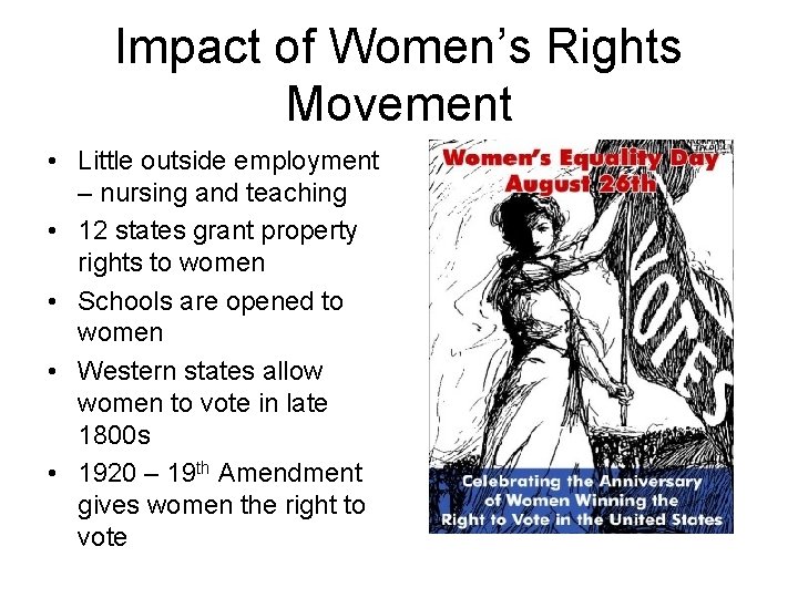 Womens Rights Women in the Early 1800 s