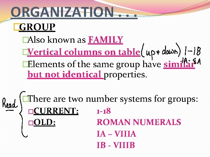 THE PERIODIC TABLE OUTLINE History of Periodic Table