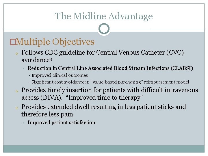 ESTABLISHING AN EFFECTIVE MIDLINE PROGRAM GORDON J SIGL