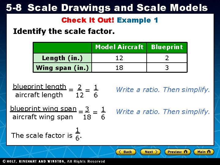 5 8 Scale Drawings and Scale Models California