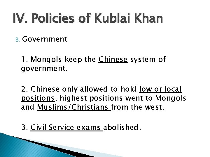 Aim 5 How did the Mongols rule China