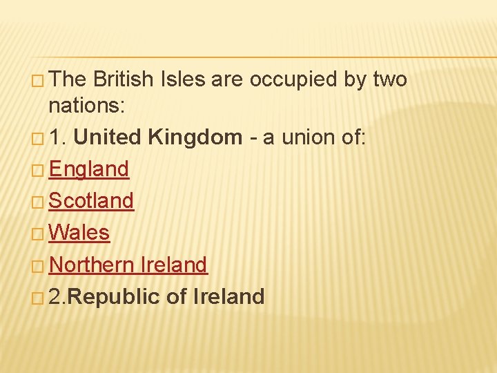 BRITISH LIFE AND CULTURE WHAT IS THE DIFFERENCE