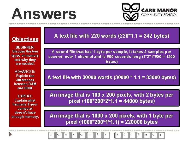Keywords Storage Characteristic Estimate Overhead Storage Devices and
