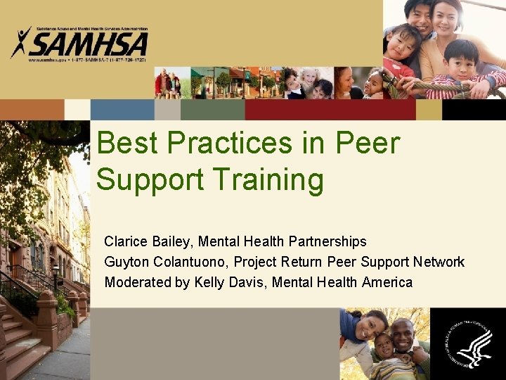 Best Practices in Peer Support Training Clarice Bailey