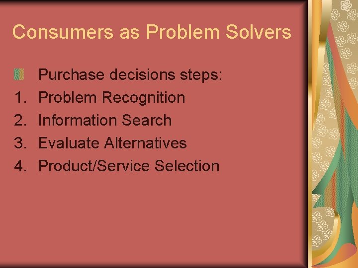 BUYER BEHAVIOUR INDIVIDUAL DECISION MAKING Chp 9 With