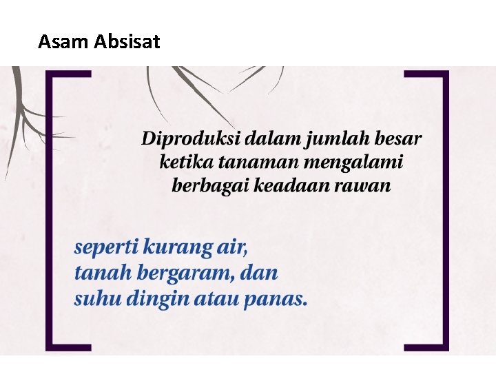 Kuliah 10 FITOHORMON ASAM ABSISAT Hormon penjaga tanaman