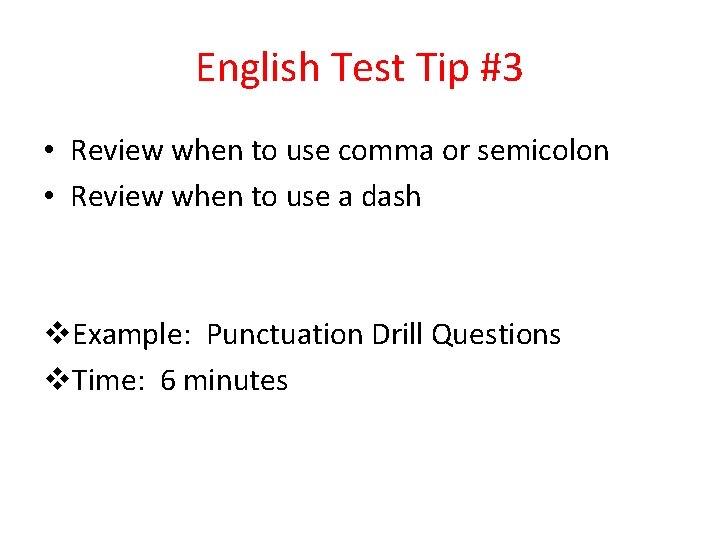 Strategies for Success on the ACT Part II