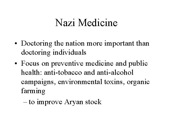 Doctors Gone Bad Human Subject Experimentation 1915 the