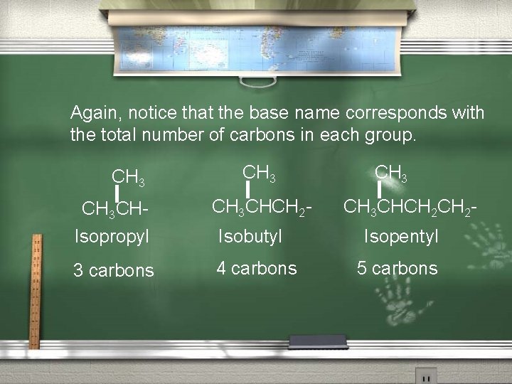 Unit 7 Organic Chemistry Nomenclature of Hydrocarbons and