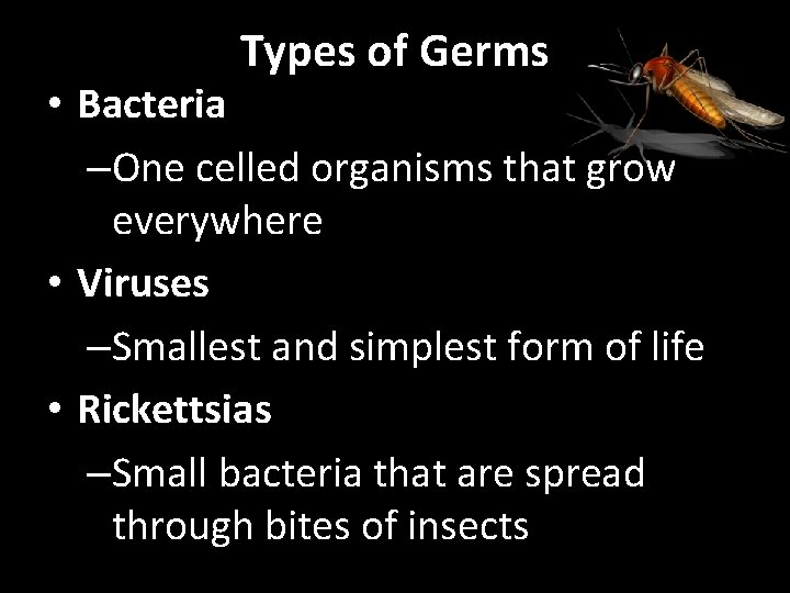 Communicable Disease Disease An illness that affects the
