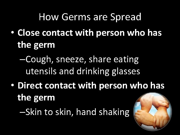 Communicable Disease Disease An illness that affects the