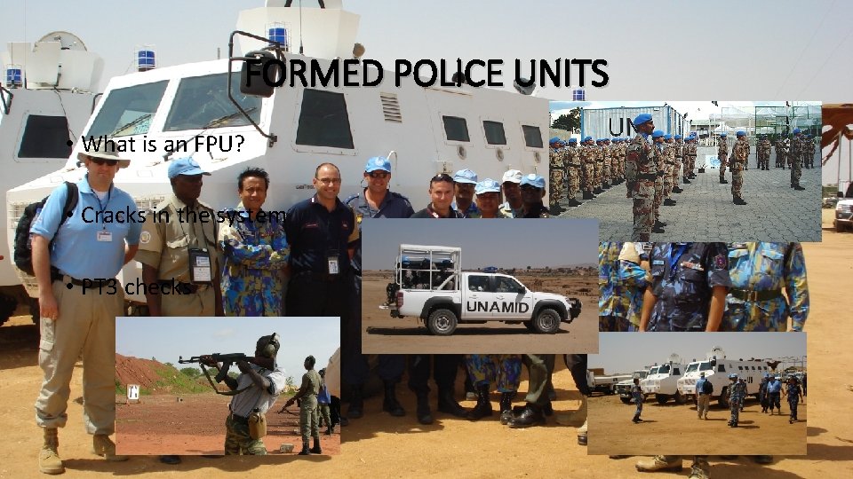 PREPARING POLICE PEACEKEEPERS Chris SharwoodSmith SCID SYMPOSIUM MARCH
