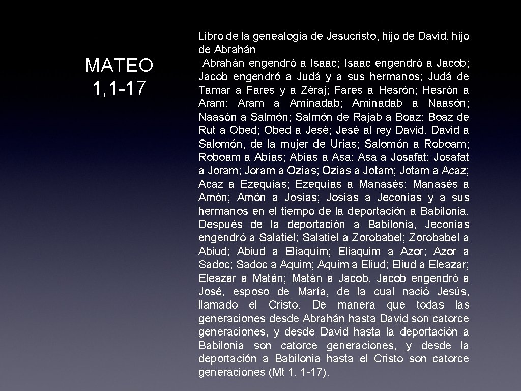 Genealoga Bautismo Tentaciones GENEALOGA Genealoga es de vital