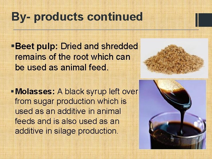 Chapter 37 Sugar Beet Sugar Beet Learning Outcomes