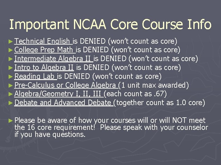 Welcome Bronco Parents and Student Athletes Lees Summit