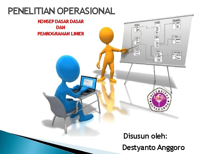 PENELITIAN OPERASIONAL KONSEP DASAR DAN PEMROGRAMAN LINIER Disusun